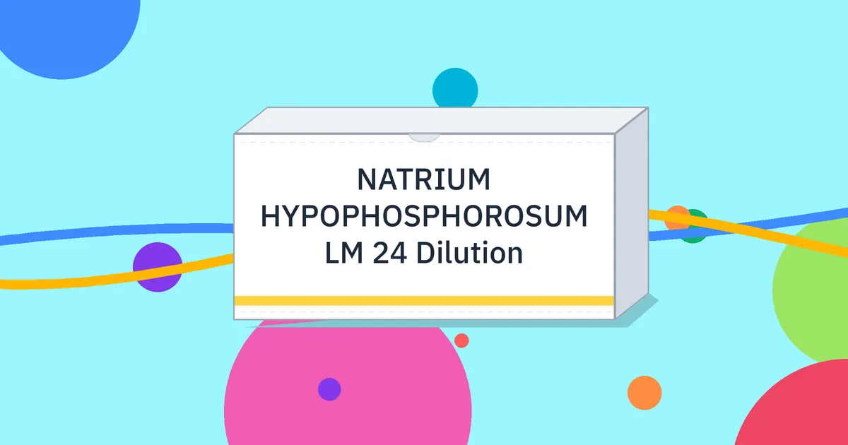 Symbolbild: Packung mit der Aufschrift NATRIUM HYPOPHOSPHOROSUM LM 24 Dilution (PZN 12963548) – Verfügbarkeit und Bezug in Apotheken in Frankfurt am Main