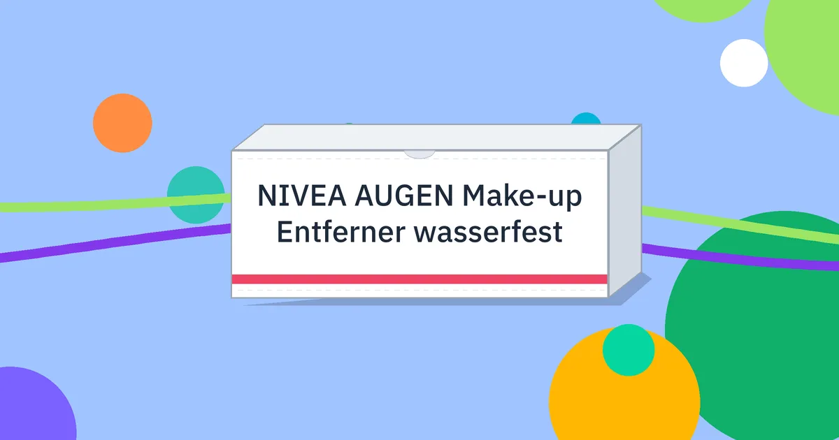 Symbolbild: Packung mit der Aufschrift NIVEA AUGEN Make-up Entferner wasserfest (PZN 17624621) – Verfügbarkeit und Bezug in Apotheken in Frankfurt am Main