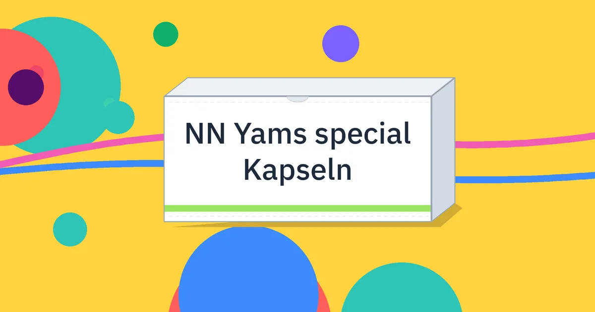 Symbolbild: Packung mit der Aufschrift NN Yams special Kapseln (PZN 15321721) – Verfügbarkeit und Bezug in Apotheken in Frankfurt am Main