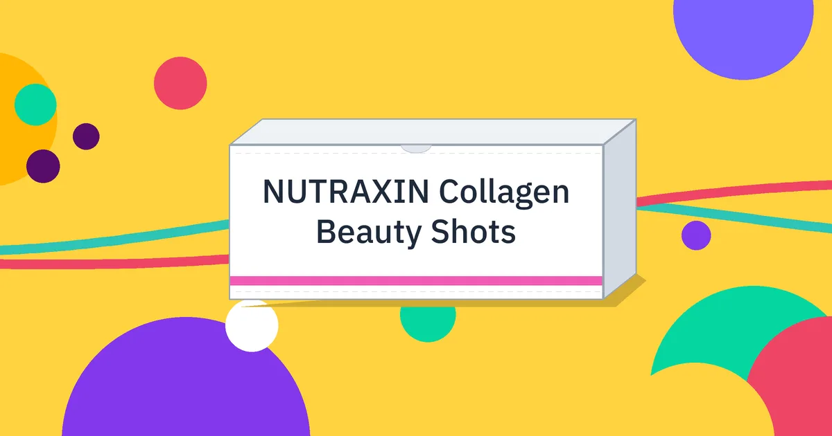 Symbolbild: Packung mit der Aufschrift NUTRAXIN Collagen Beauty Shots (PZN 17262371) – Verfügbarkeit und Bezug in Apotheken in Frankfurt am Main