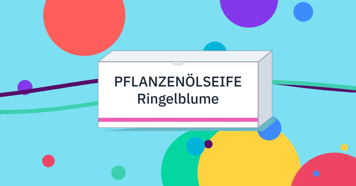 Symbolbild: Packung mit der Aufschrift PFLANZENÖLSEIFE Ringelblume (PZN 17428334) – Verfügbarkeit und Bezug in Apotheken in Frankfurt am Main