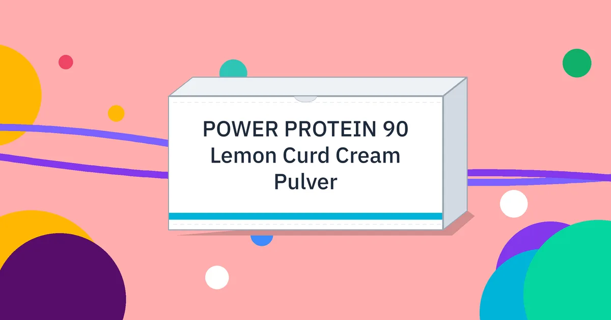 Symbolbild: Packung mit der Aufschrift POWER PROTEIN 90 Lemon Curd Cream Pulver (PZN 10836892) – Verfügbarkeit und Bezug in Apotheken in Frankfurt am Main