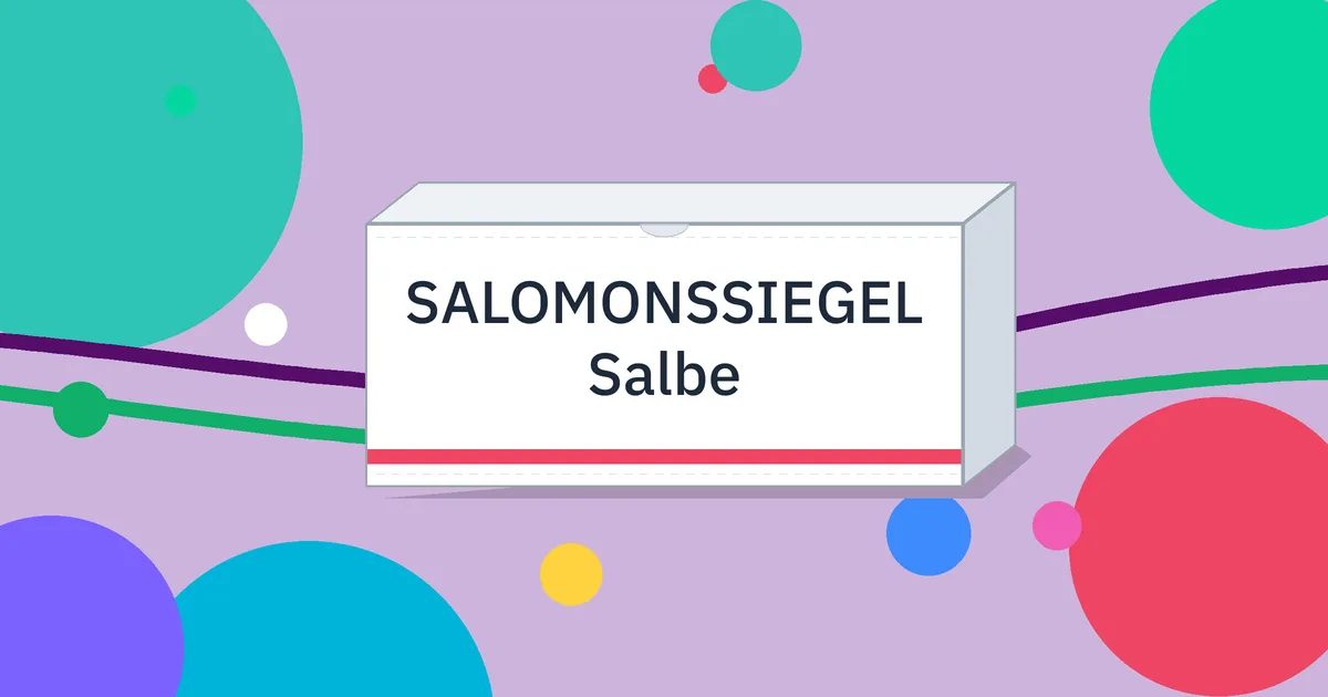 Symbolbild: Packung mit der Aufschrift SALOMONSSIEGEL Salbe (PZN 20184019) – Verfügbarkeit und Bezug in Apotheken in Frankfurt am Main