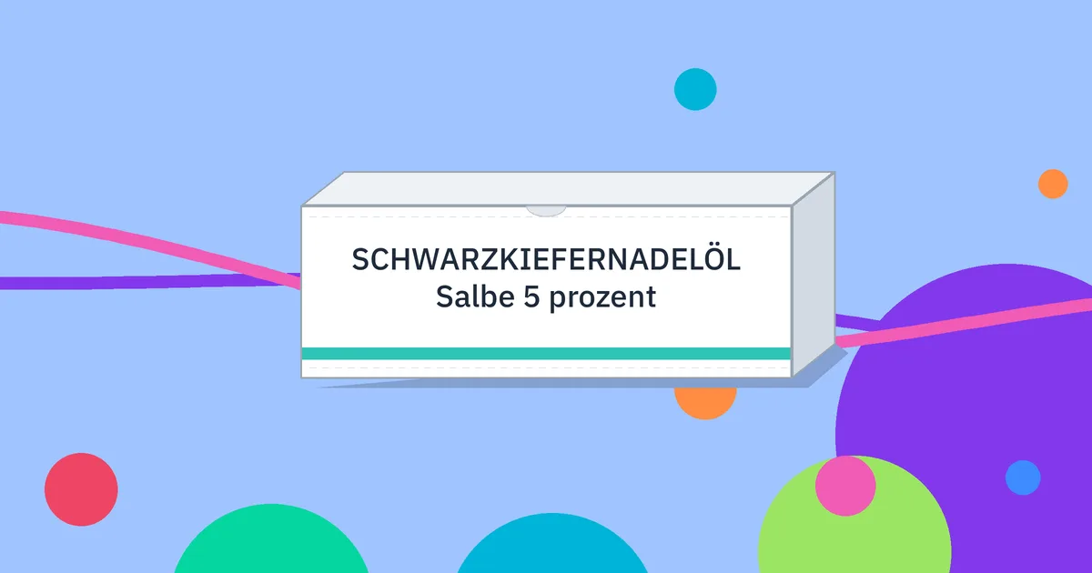 Symbolbild: Packung mit der Aufschrift SCHWARZKIEFERNADELÖL Salbe 5 prozent (PZN 16761830) – Verfügbarkeit und Bezug in Apotheken in Frankfurt am Main