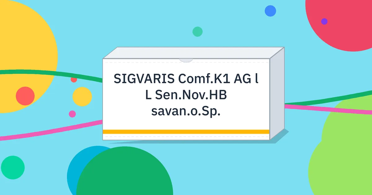 Symbolbild: Packung mit der Aufschrift SIGVARIS Comf.K1 AG l L Sen.Nov.HB savan.o.Sp. (PZN 17103135) – Verfügbarkeit und Bezug in Apotheken in Frankfurt am Main