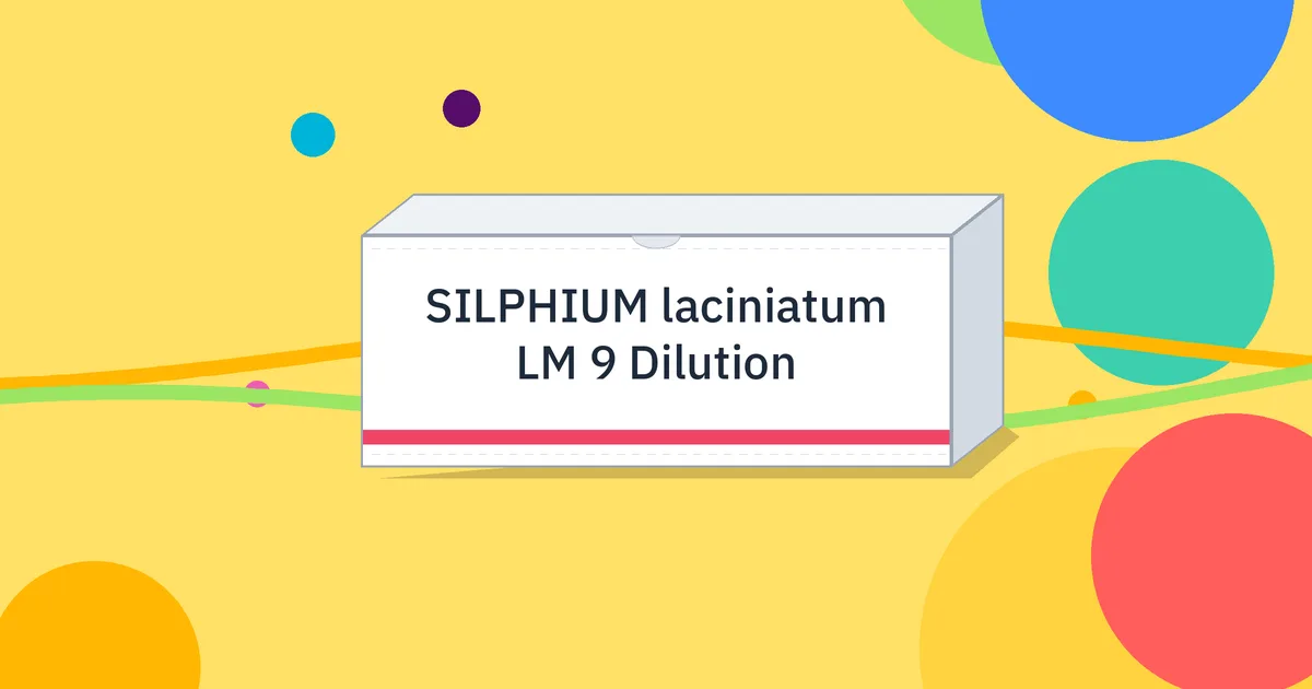 Symbolbild: Packung mit der Aufschrift SILPHIUM laciniatum LM 9 Dilution (PZN 13678985) – Verfügbarkeit und Bezug in Apotheken in Frankfurt am Main