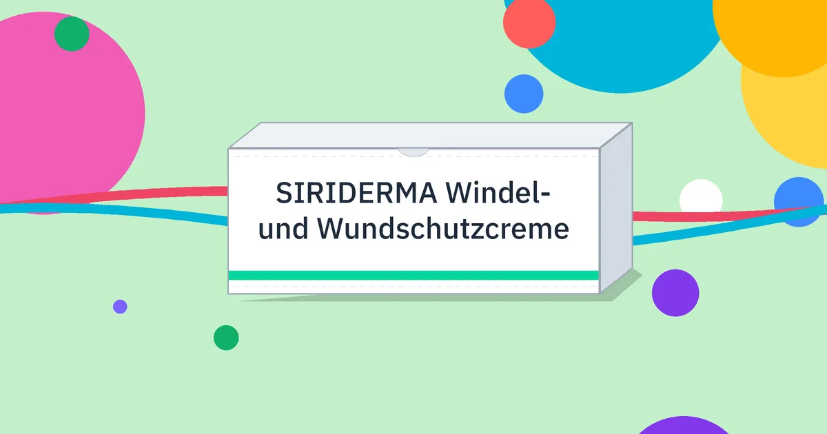 Symbolbild: Packung mit der Aufschrift SIRIDERMA Windel- und Wundschutzcreme (PZN 18096756) – Verfügbarkeit und Bezug in Apotheken in Frankfurt am Main