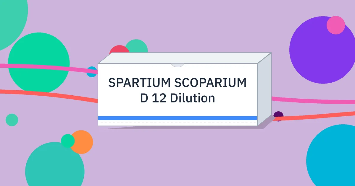 Symbolbild: Packung mit der Aufschrift SPARTIUM SCOPARIUM D 12 Dilution (PZN 02614427) – Verfügbarkeit und Bezug in Apotheken in Frankfurt am Main