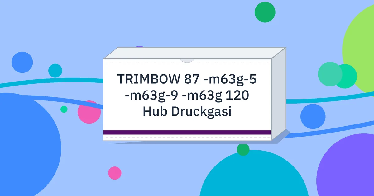 Symbolbild: Packung mit der Aufschrift TRIMBOW 87 -m63g-5 -m63g-9 -m63g 120 Hub Druckgasi (PZN 14356692) – Verfügbarkeit und Bezug in Apotheken in Frankfurt am Main