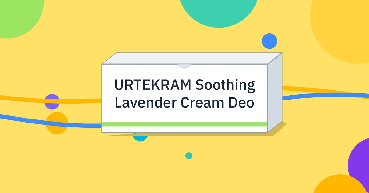 Symbolbild: Packung mit der Aufschrift URTEKRAM Soothing Lavender Cream Deo (PZN 19478201) – Verfügbarkeit und Bezug in Apotheken in Frankfurt am Main
