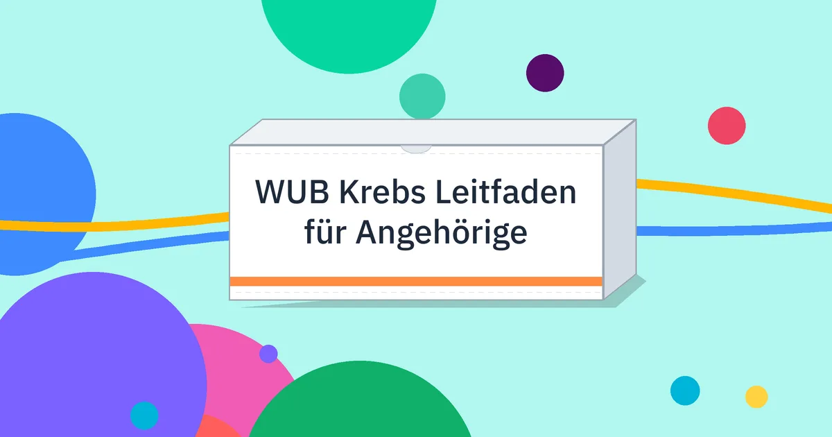Symbolbild: Packung mit der Aufschrift WUB Krebs Leitfaden für Angehörige (PZN 19488725) – Verfügbarkeit und Bezug in Apotheken in Frankfurt am Main