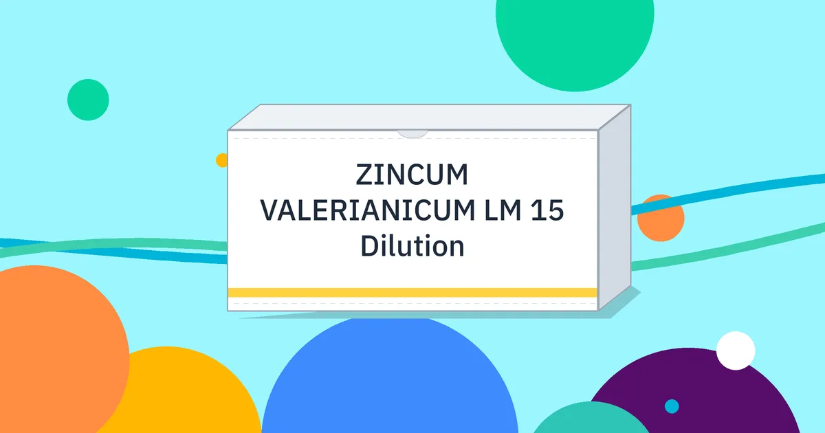Symbolbild: Packung mit der Aufschrift ZINCUM VALERIANICUM LM 15 Dilution (PZN 13300962) – Verfügbarkeit und Bezug in Apotheken in Frankfurt am Main