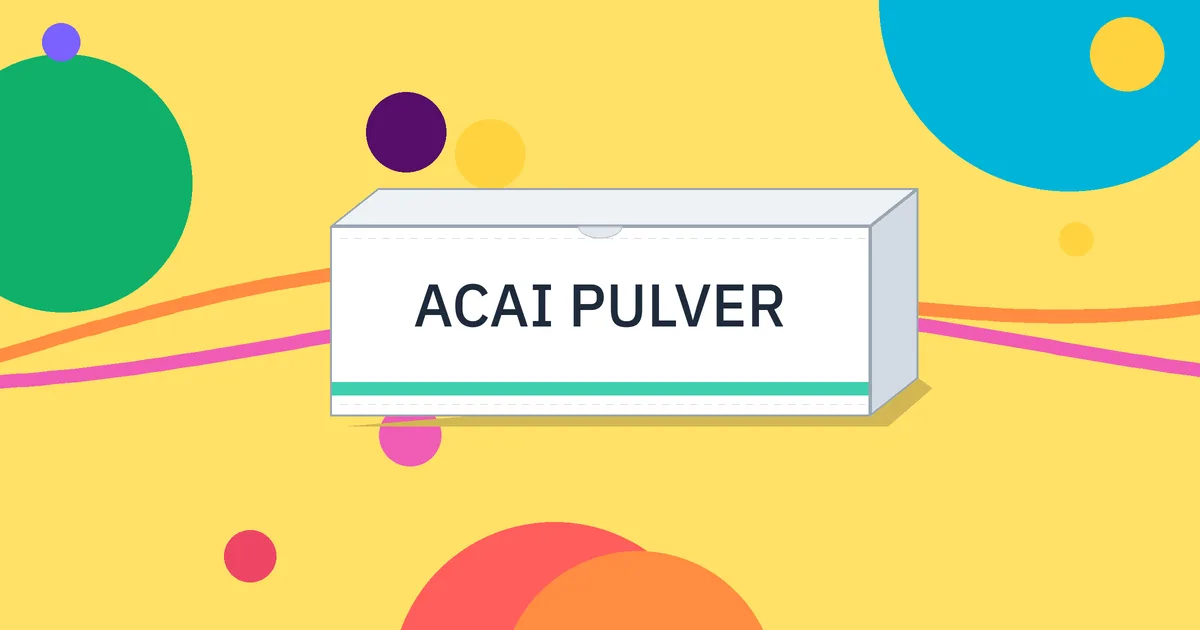 Symbolbild: Packung mit der Aufschrift ACAI PULVER (PZN 10388554) – Verfügbarkeit und Bezug in Apotheken in Frankfurt am Main