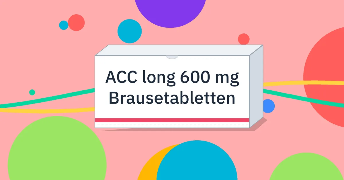 Symbolbild: Packung mit der Aufschrift ACC long 600 mg Brausetabletten (PZN 04823543) – Verfügbarkeit und Bezug in Apotheken in Frankfurt am Main