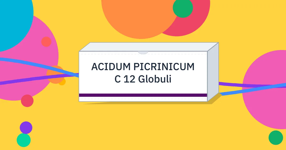 Symbolbild: Packung mit der Aufschrift ACIDUM PICRINICUM C 12 Globuli (PZN 16695487) – Verfügbarkeit und Bezug in Apotheken in Frankfurt am Main