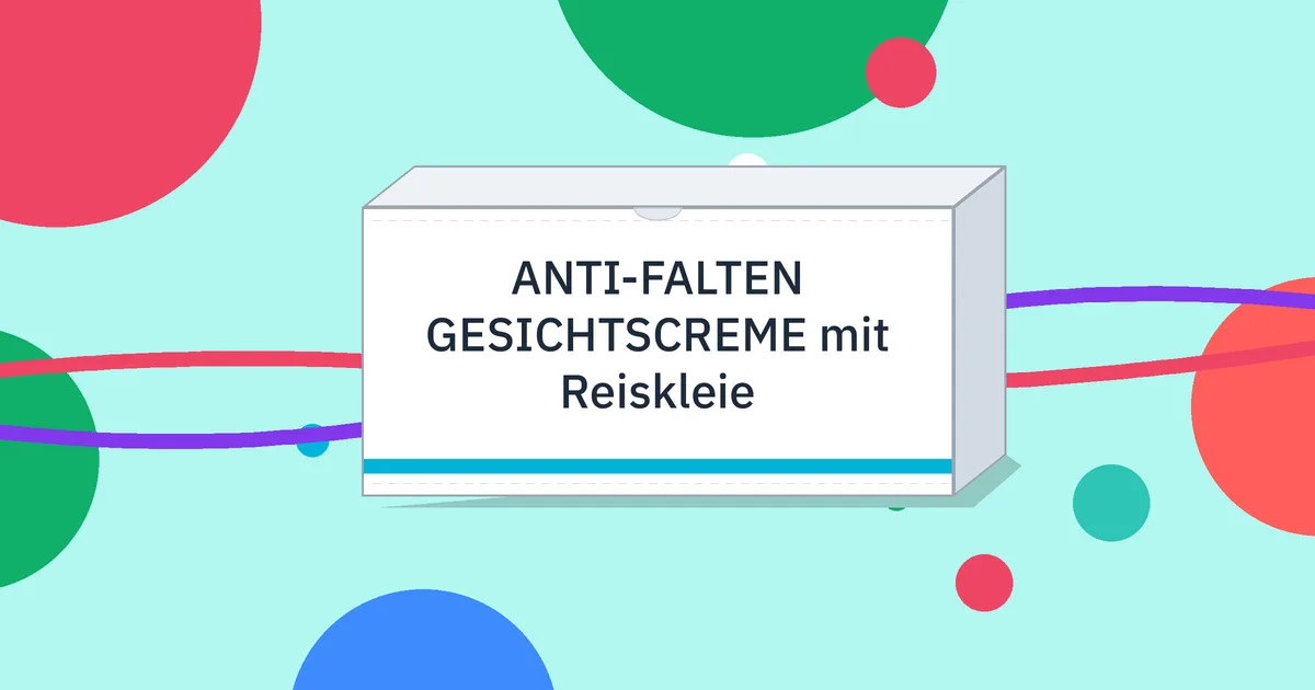 Symbolbild: Packung mit der Aufschrift ANTI-FALTEN GESICHTSCREME mit Reiskleie (PZN 10745480) – Verfügbarkeit und Bezug in Apotheken in Frankfurt am Main