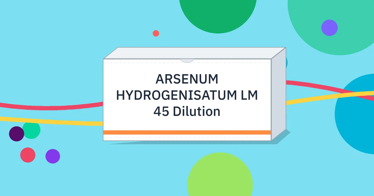 Symbolbild: Packung mit der Aufschrift ARSENUM HYDROGENISATUM LM 45 Dilution (PZN 12778696) – Verfügbarkeit und Bezug in Apotheken in Frankfurt am Main