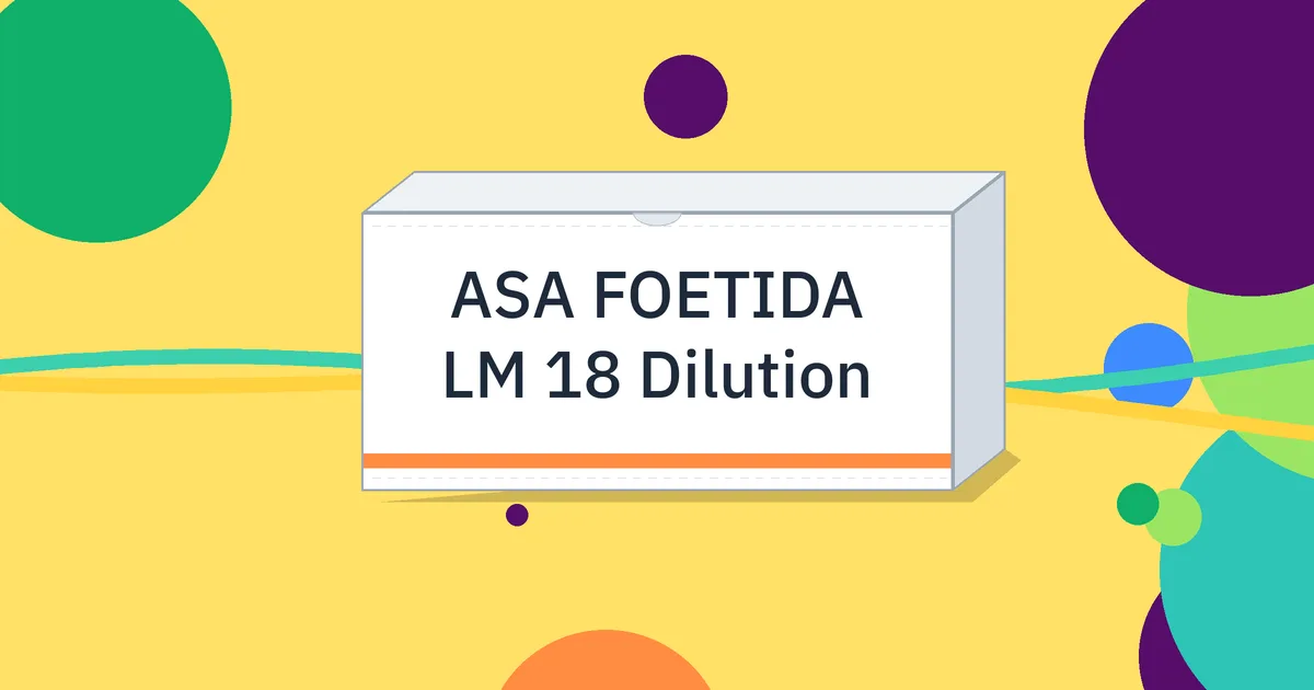 Symbolbild: Packung mit der Aufschrift ASA FOETIDA LM 18 Dilution (PZN 03503670) – Verfügbarkeit und Bezug in Apotheken in Frankfurt am Main
