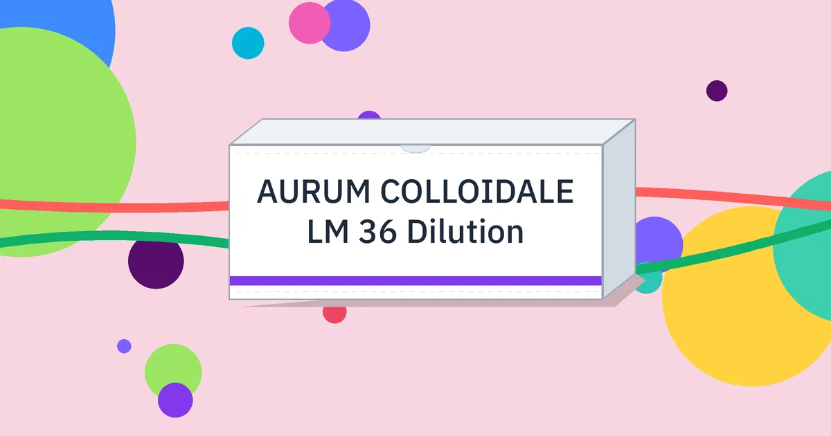 Symbolbild: Packung mit der Aufschrift AURUM COLLOIDALE LM 36 Dilution (PZN 12784461) – Verfügbarkeit und Bezug in Apotheken in Frankfurt am Main