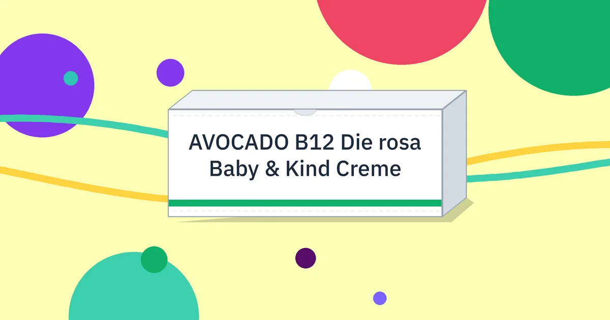 Symbolbild: Packung mit der Aufschrift AVOCADO B12 Die rosa Baby & Kind Creme (PZN 17998066) – Verfügbarkeit und Bezug in Apotheken in Frankfurt am Main