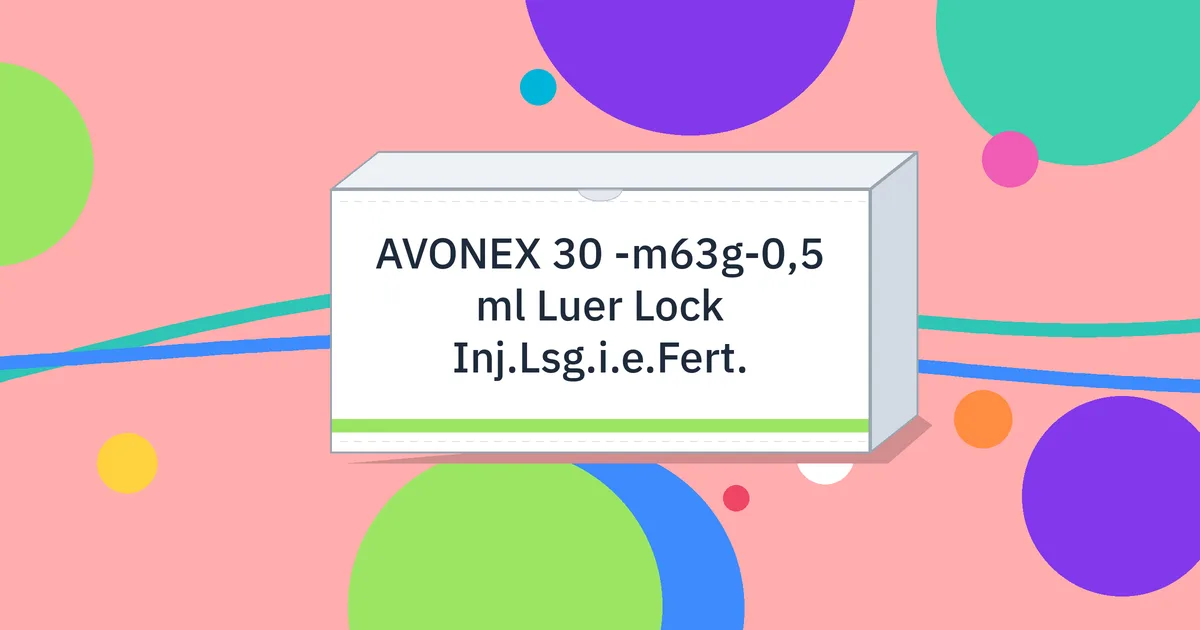 Symbolbild: Packung mit der Aufschrift AVONEX 30 -m63g-0,5 ml Luer Lock Inj.Lsg.i.e.Fert. (PZN 04427095) – Verfügbarkeit und Bezug in Apotheken in Frankfurt am Main