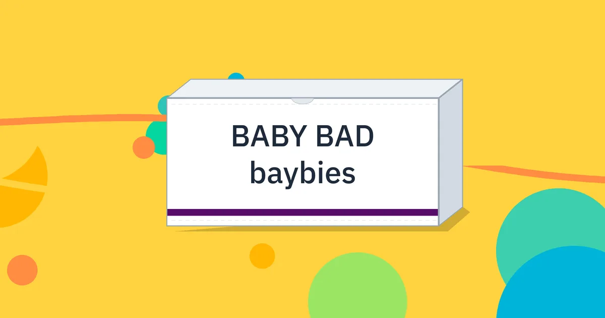 Symbolbild: Packung mit der Aufschrift BABY BAD baybies (PZN 18268654) – Verfügbarkeit und Bezug in Apotheken in Frankfurt am Main
