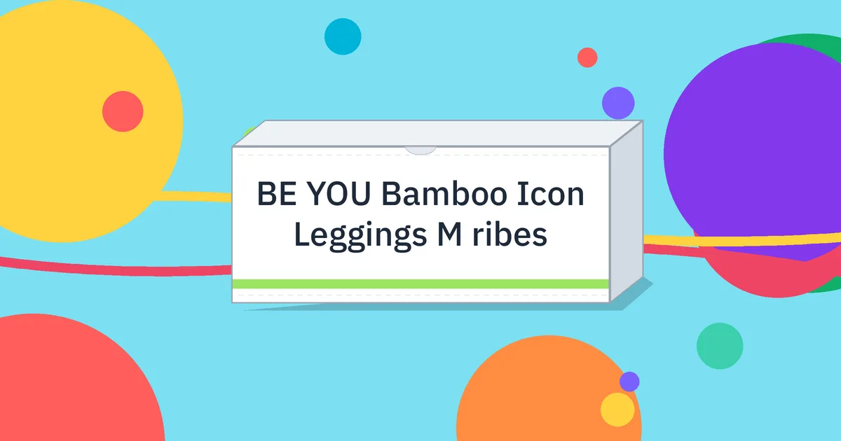 Symbolbild: Packung mit der Aufschrift BE YOU Bamboo Icon Leggings M ribes (PZN 20289474) – Verfügbarkeit und Bezug in Apotheken in Frankfurt am Main