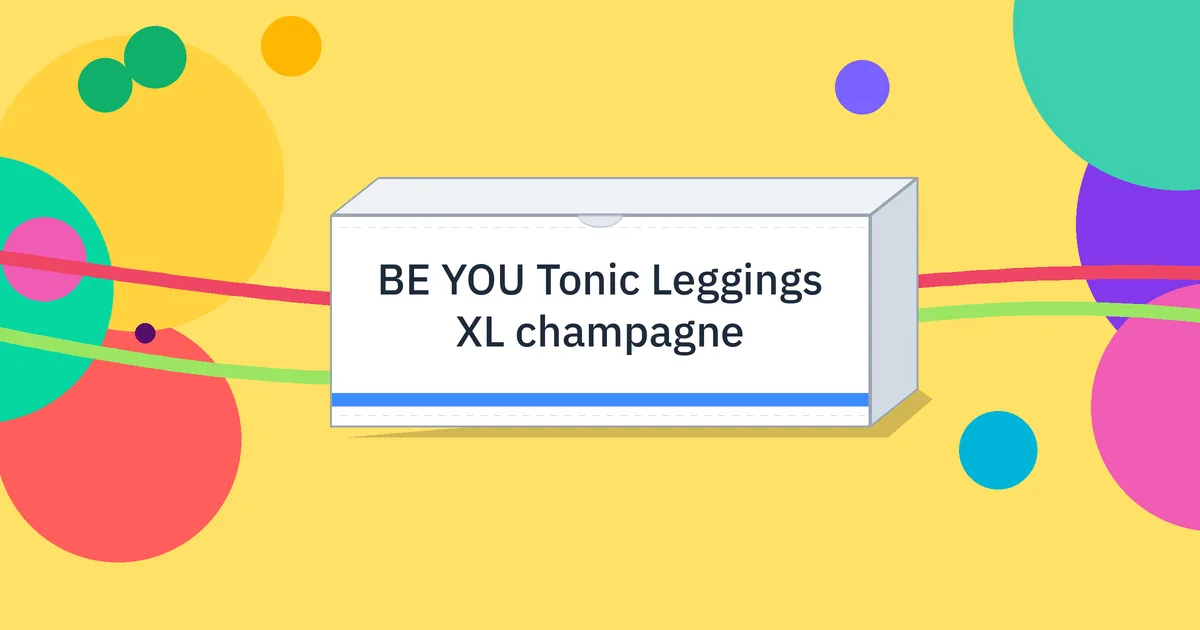 Symbolbild: Packung mit der Aufschrift BE YOU Tonic Leggings XL champagne (PZN 20376486) – Verfügbarkeit und Bezug in Apotheken in Frankfurt am Main