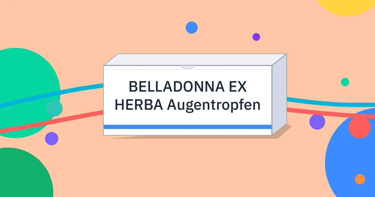 Symbolbild: Packung mit der Aufschrift BELLADONNA EX HERBA Augentropfen (PZN 01447909) – Verfügbarkeit und Bezug in Apotheken in Frankfurt am Main