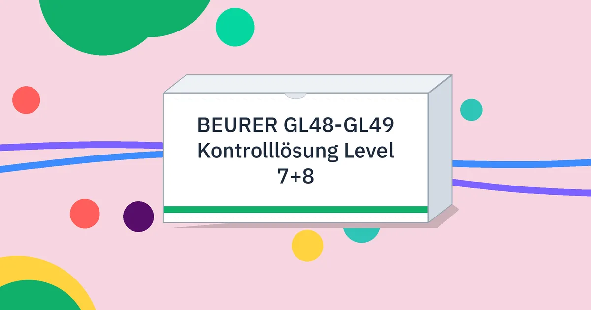 Symbolbild: Packung mit der Aufschrift BEURER GL48-GL49 Kontrolllösung Level 7+8 (PZN 15261864) – Verfügbarkeit und Bezug in Apotheken in Frankfurt am Main