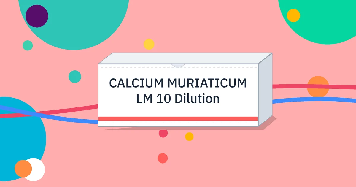 Symbolbild: Packung mit der Aufschrift CALCIUM MURIATICUM LM 10 Dilution (PZN 13409251) – Verfügbarkeit und Bezug in Apotheken in Frankfurt am Main