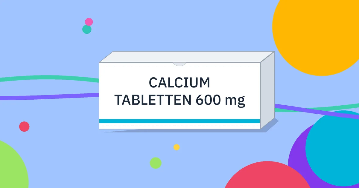 Symbolbild: Packung mit der Aufschrift CALCIUM TABLETTEN 600 mg (PZN 19296919) – Verfügbarkeit und Bezug in Apotheken in Frankfurt am Main