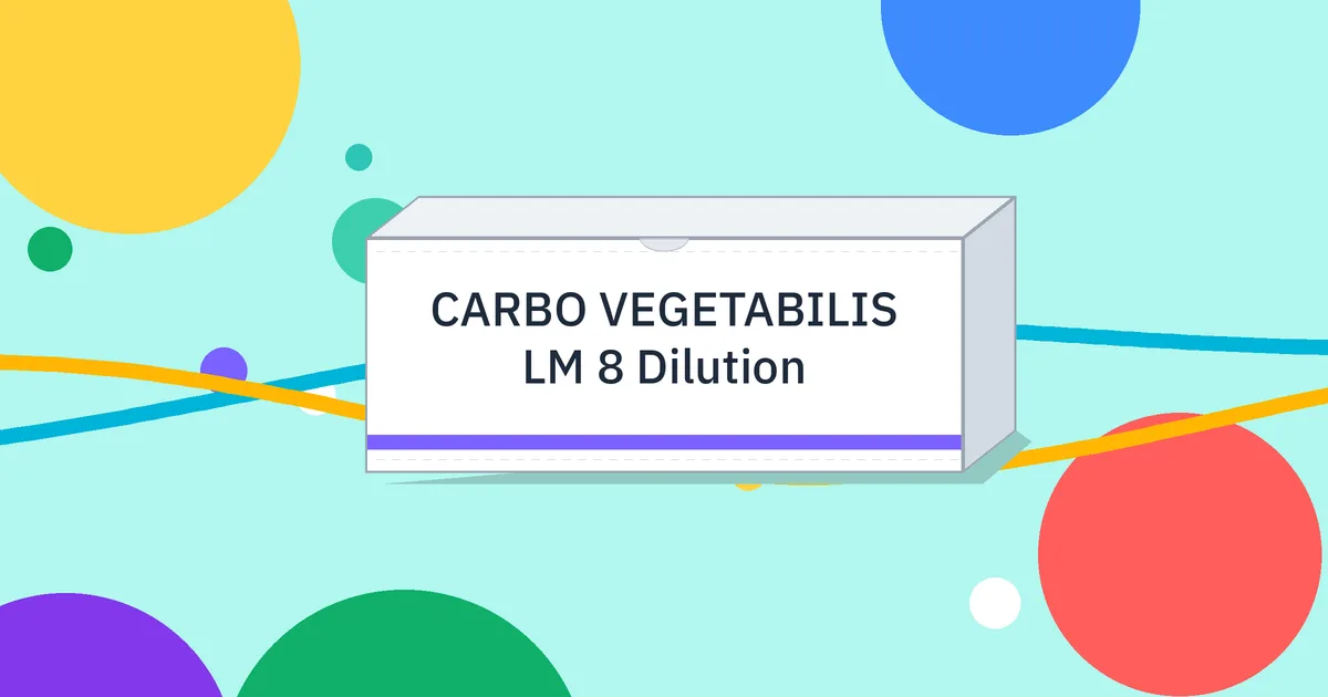 Symbolbild: Packung mit der Aufschrift CARBO VEGETABILIS LM 8 Dilution (PZN 12809445) – Verfügbarkeit und Bezug in Apotheken in Frankfurt am Main