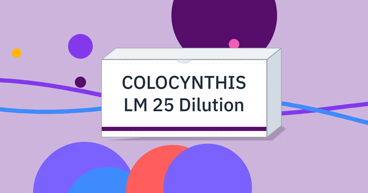 Symbolbild: Packung mit der Aufschrift COLOCYNTHIS LM 25 Dilution (PZN 12832792) – Verfügbarkeit und Bezug in Apotheken in Frankfurt am Main