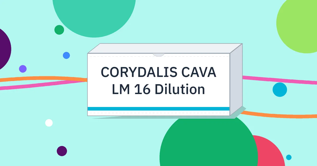 Symbolbild: Packung mit der Aufschrift CORYDALIS CAVA LM 16 Dilution (PZN 13453571) – Verfügbarkeit und Bezug in Apotheken in Frankfurt am Main