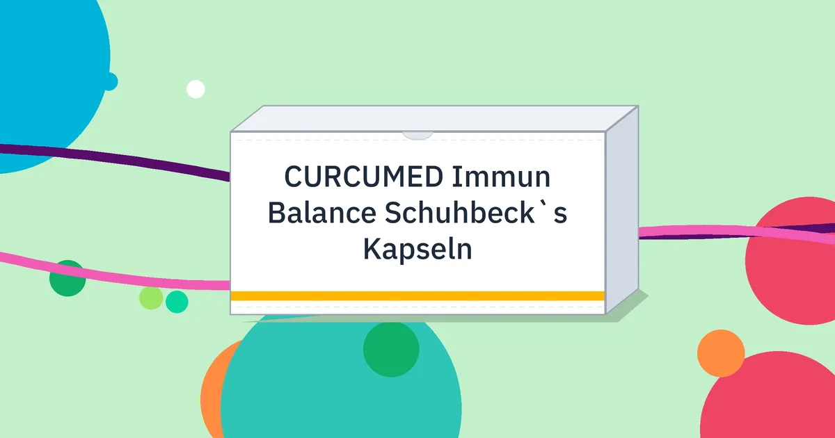 Symbolbild: Packung mit der Aufschrift CURCUMED Immun Balance Schuhbeck`s Kapseln (PZN 12897159) – Verfügbarkeit und Bezug in Apotheken in Frankfurt am Main