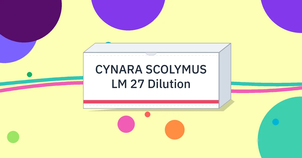 Symbolbild: Packung mit der Aufschrift CYNARA SCOLYMUS LM 27 Dilution (PZN 13459763) – Verfügbarkeit und Bezug in Apotheken in Frankfurt am Main