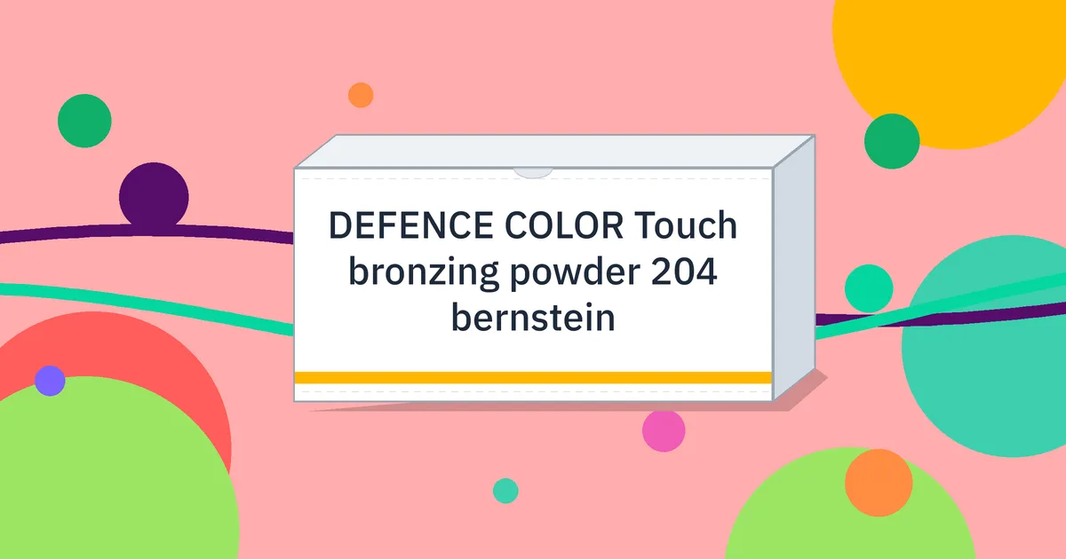 Symbolbild: Packung mit der Aufschrift DEFENCE COLOR Touch bronzing powder 204 bernstein (PZN 11892160) – Verfügbarkeit und Bezug in Apotheken in Frankfurt am Main