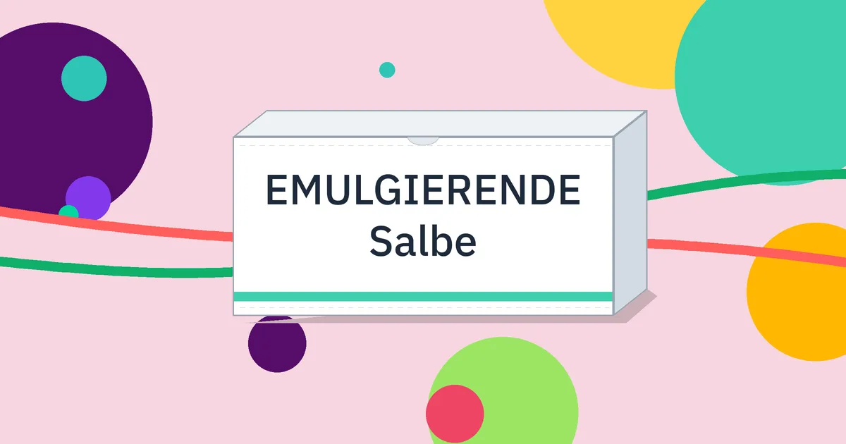 Symbolbild: Packung mit der Aufschrift EMULGIERENDE Salbe (PZN 18359960) – Verfügbarkeit und Bezug in Apotheken in Frankfurt am Main