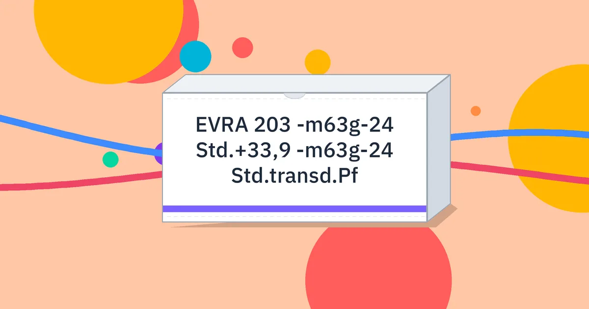 Symbolbild: Packung mit der Aufschrift EVRA 203 -m63g-24 Std.+33,9 -m63g-24 Std.transd.Pf (PZN 02564267) – Verfügbarkeit und Bezug in Apotheken in Frankfurt am Main