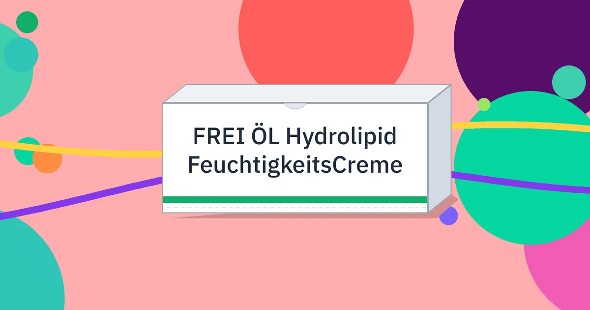 Symbolbild: Packung mit der Aufschrift FREI ÖL Hydrolipid FeuchtigkeitsCreme (PZN 11358934) – Verfügbarkeit und Bezug in Apotheken in Frankfurt am Main