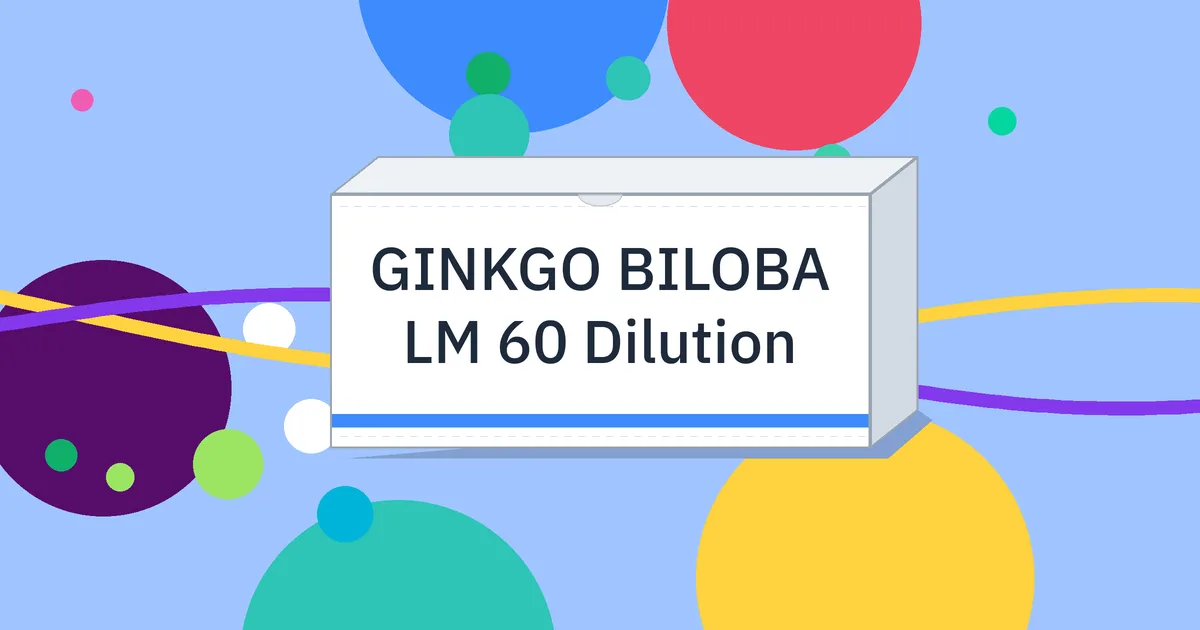 Symbolbild: Packung mit der Aufschrift GINKGO BILOBA LM 60 Dilution (PZN 12878328) – Verfügbarkeit und Bezug in Apotheken in Frankfurt am Main