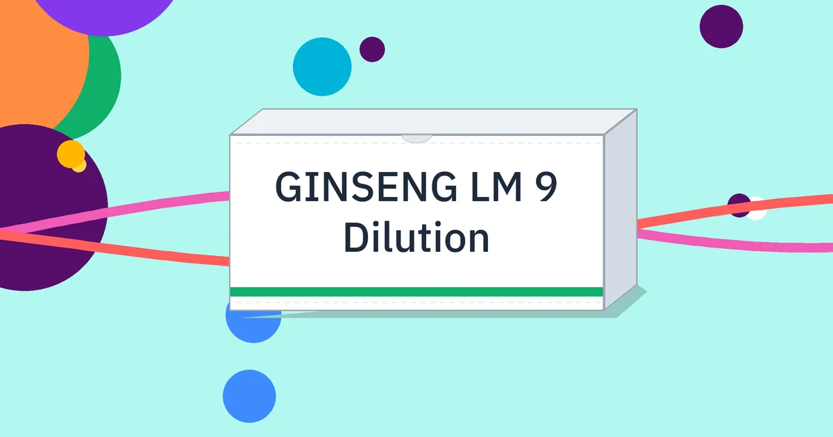 Symbolbild: Packung mit der Aufschrift GINSENG LM 9 Dilution (PZN 12878498) – Verfügbarkeit und Bezug in Apotheken in Frankfurt am Main
