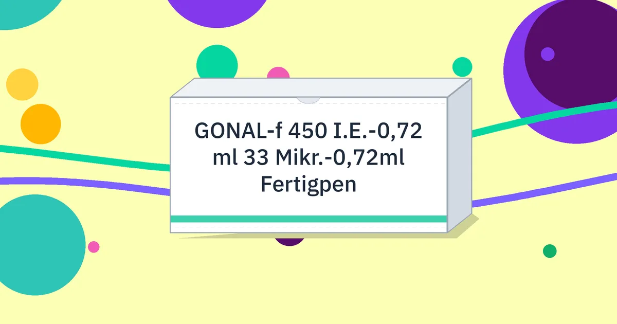 Symbolbild: Packung mit der Aufschrift GONAL-f 450 I.E.-0,72 ml 33 Mikr.-0,72ml Fertigpen (PZN 19501006) – Verfügbarkeit und Bezug in Apotheken in Frankfurt am Main