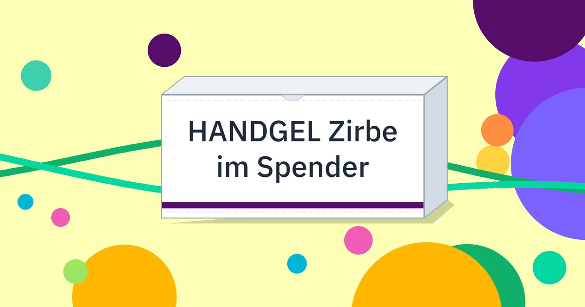 Symbolbild: Packung mit der Aufschrift HANDGEL Zirbe im Spender (PZN 14262896) – Verfügbarkeit und Bezug in Apotheken in Frankfurt am Main
