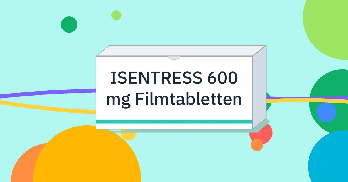 Symbolbild: Packung mit der Aufschrift ISENTRESS 600 mg Filmtabletten (PZN 14176843) – Verfügbarkeit und Bezug in Apotheken in Frankfurt am Main