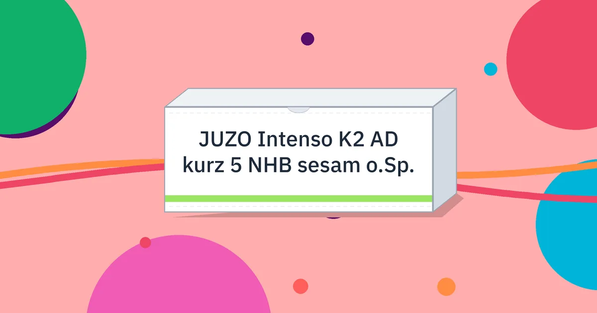 Symbolbild: Packung mit der Aufschrift JUZO Intenso K2 AD kurz 5 NHB sesam o.Sp. (PZN 18621547) – Verfügbarkeit und Bezug in Apotheken in Frankfurt am Main