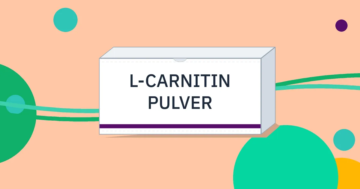 Symbolbild: Packung mit der Aufschrift L-CARNITIN PULVER (PZN 02563440) – Verfügbarkeit und Bezug in Apotheken in Frankfurt am Main