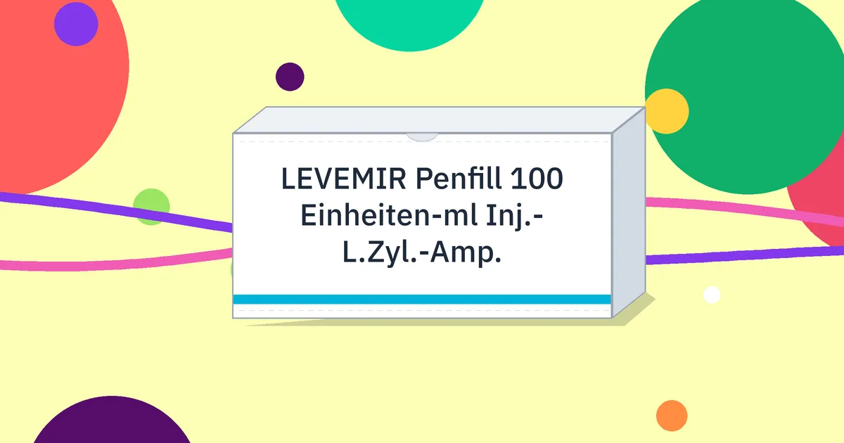 Symbolbild: Packung mit der Aufschrift LEVEMIR Penfill 100 Einheiten-ml Inj.-L.Zyl.-Amp. (PZN 17906762) – Verfügbarkeit und Bezug in Apotheken in Frankfurt am Main