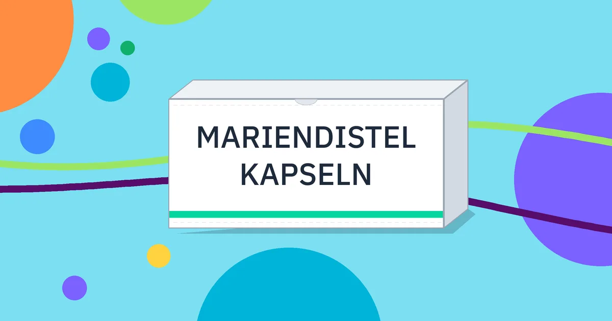 Symbolbild: Packung mit der Aufschrift MARIENDISTEL KAPSELN (PZN 10321320) – Verfügbarkeit und Bezug in Apotheken in Frankfurt am Main